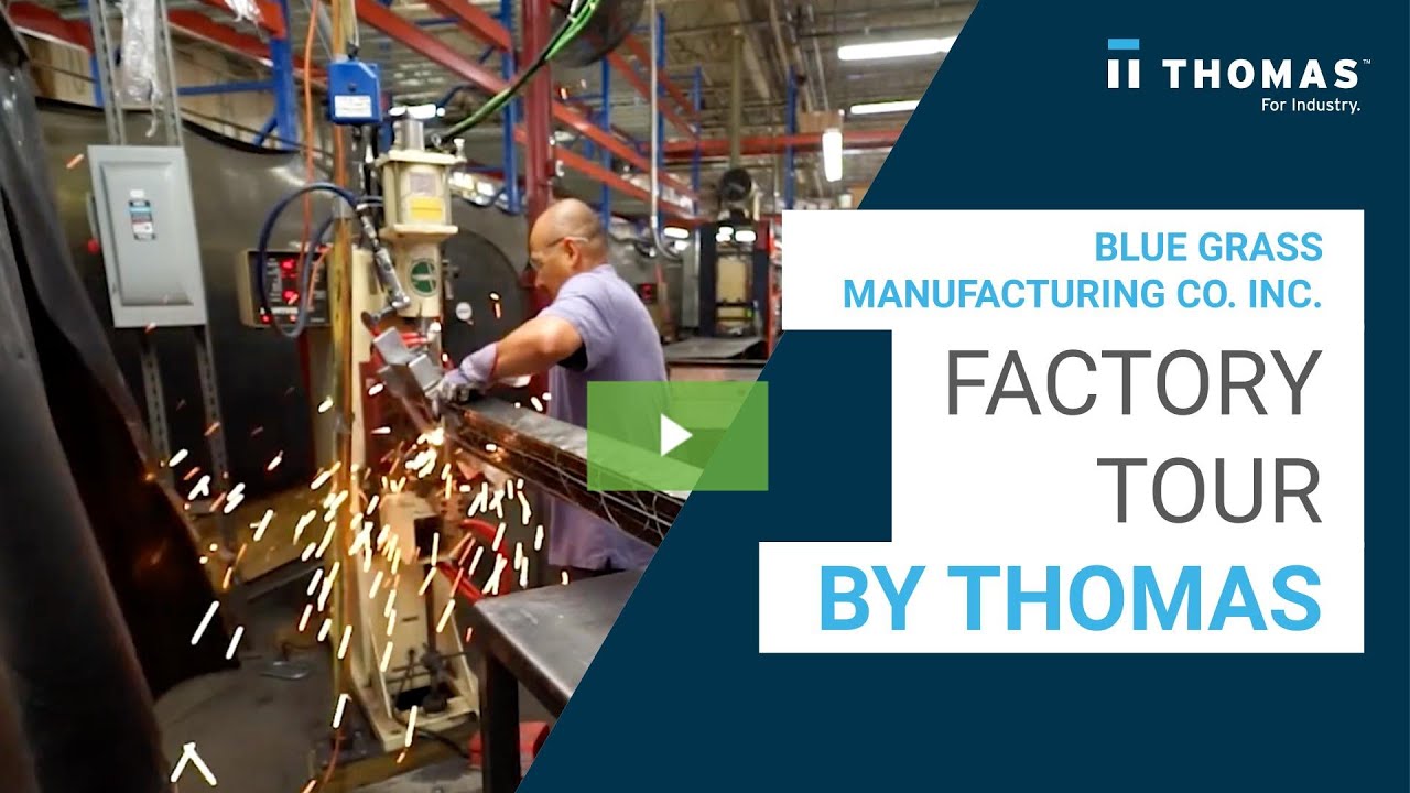 Blue Grass Manufacturing Factory Tour - YouTube
