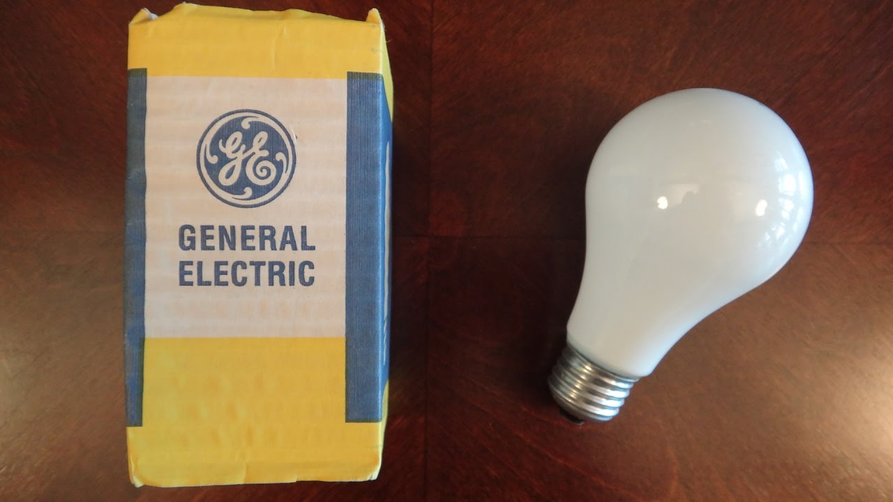 GE 250watt PH/213 Photo Flood Light Bulb - YouTube