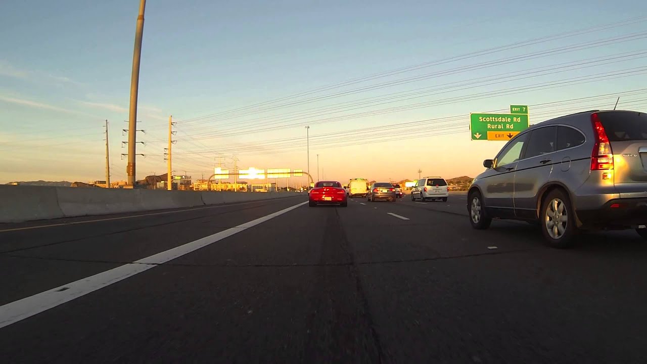 Wednesday Morning Traffic, Tempe, AZ, Red Mountain Freeway, Loop 202 ...