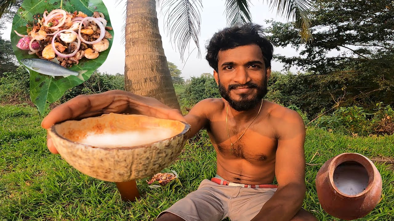 කිතුල් රා එක්ක ඉස්සො බයිට් එකක් හැදුවා මචං 😊 | Made a shrimp bite with ...