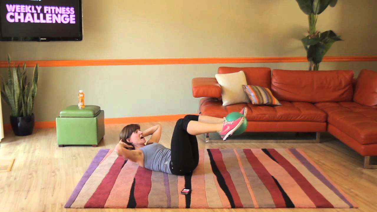 Mindy Mylrea's Weekly Fitness Challenge- Week Eight - YouTube