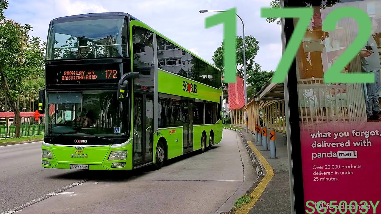 Smrt Buses Bus Services 172 MAN ND323F Batch 3 - YouTube