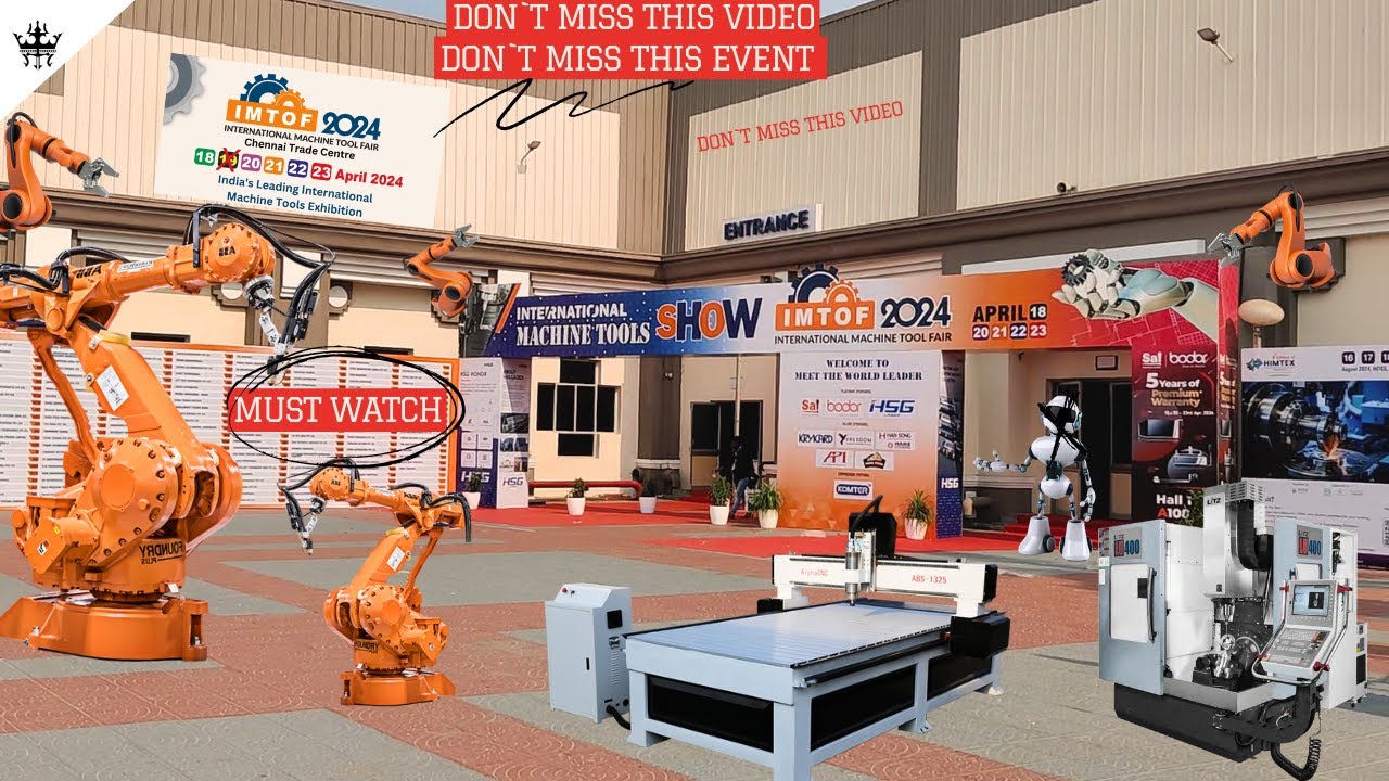 chennai trade centre | IMTOF INTERNATIONAL MACHINE TOOL FAIR #viral # ...