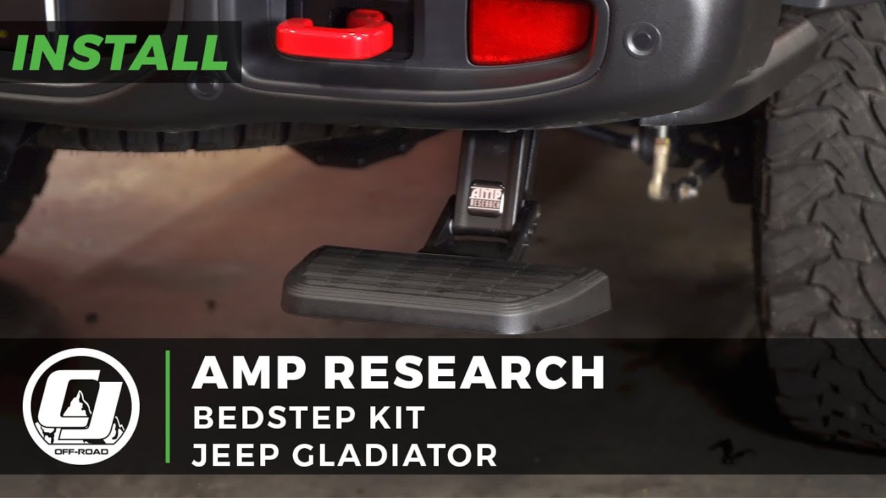 2020-2021 Jeep Gladiator Install | AMP Research BedStep Kit - YouTube