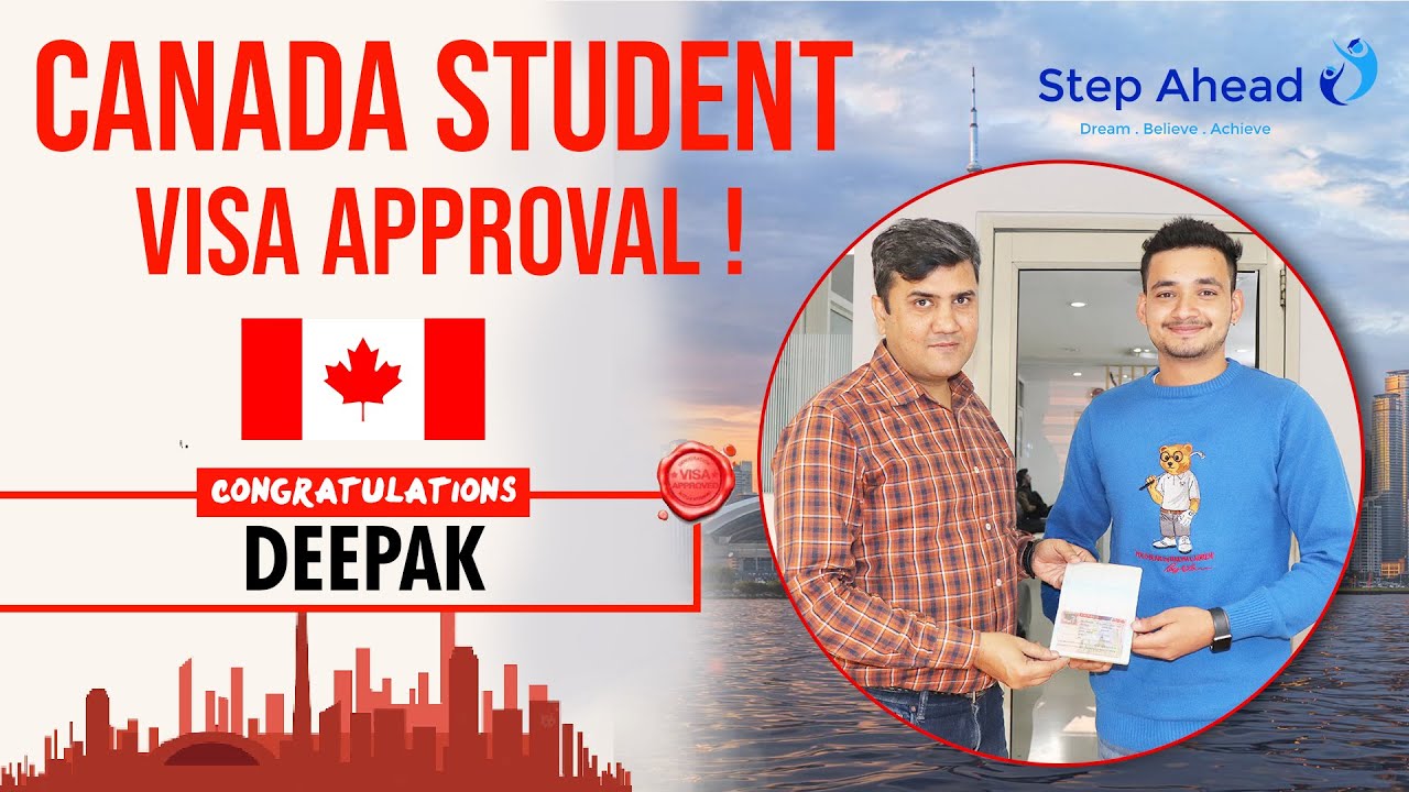 Congratulations Deepak for your Canada study visa 🇨🇦 🇨🇦|| #2023 - YouTube