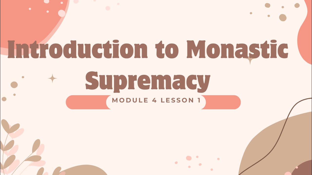 Introduction to Monastic Supremacy - YouTube