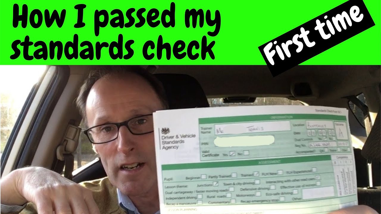 How to pass the standards check at the first attempt - YouTube