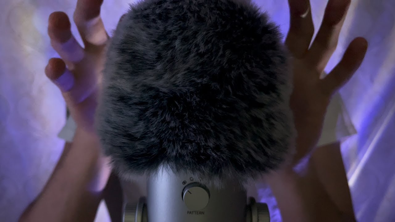 Asmr Slow Mic Scratching Massage Ocean Sound Fluffy Mic Cover 🤤 99 9