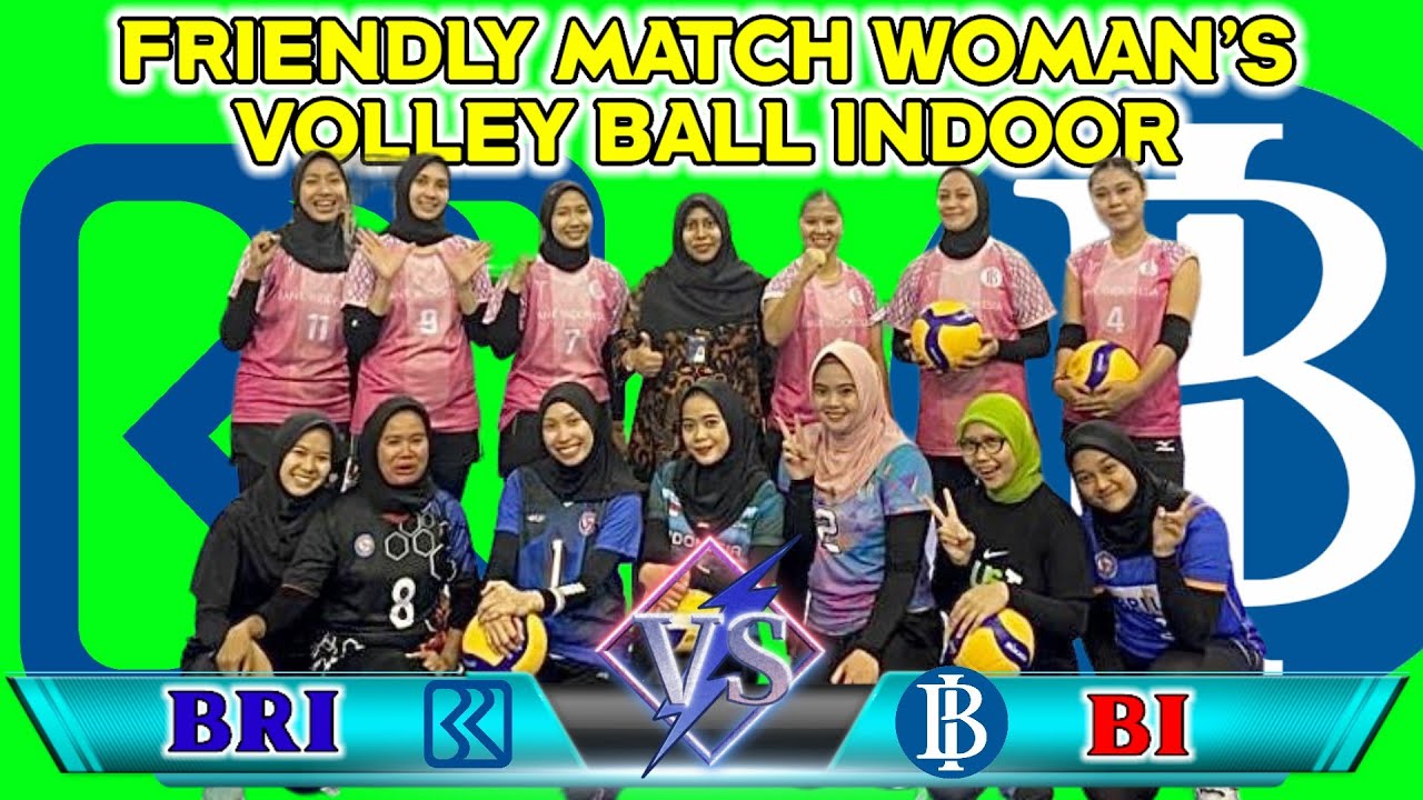 VOLLEY BALL WOMEN'S BRI vs BI 2 - 2 FRIENDLY MATCH 2023 JAKARTA ...