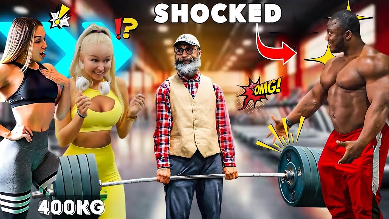 ELITE Powerlifter OLD MAN PRANKS GIRLS at the GYM 😲 | Anatoly GYM PRANK ...