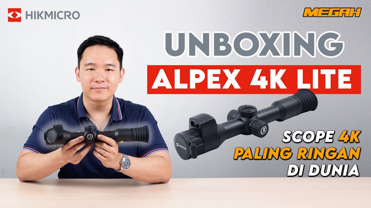 Unboxing & Review Hikmicro Alpex 4K Lite | Night Vision Scope Ringan ...