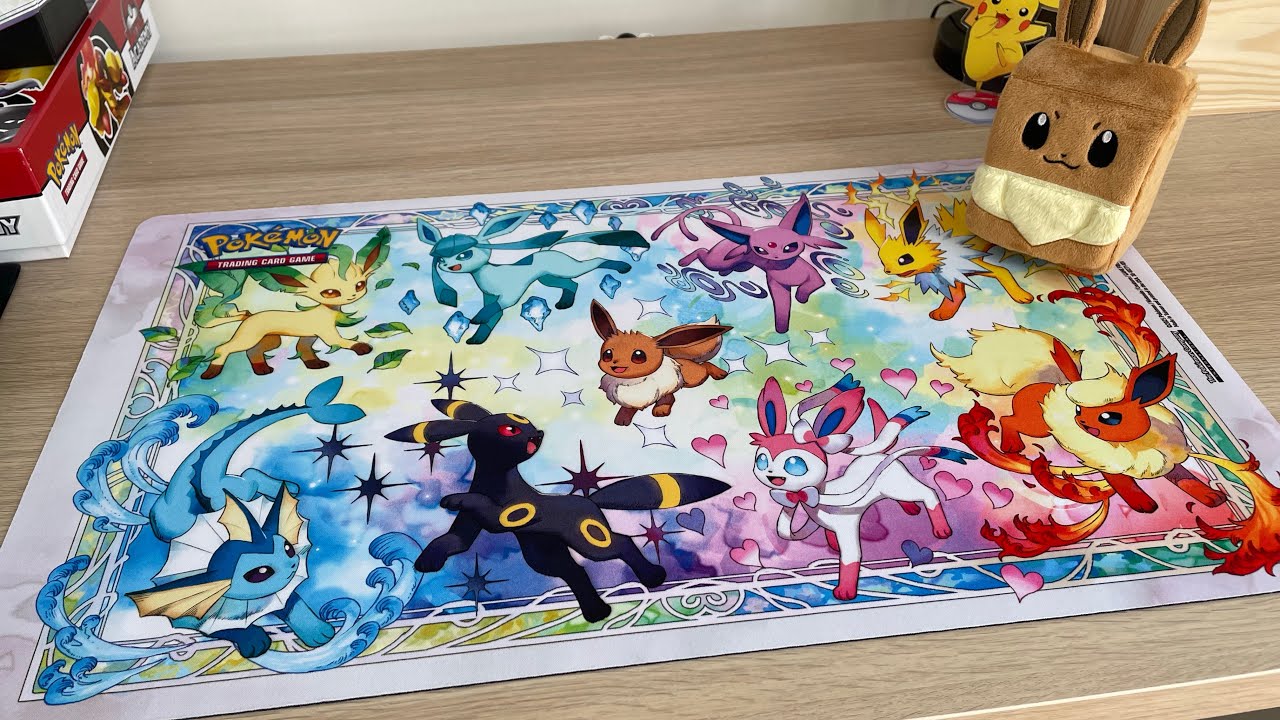 I got a prismatic evolutions playmat 🤩 - YouTube