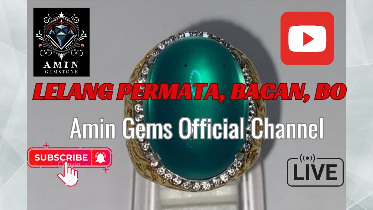Jual batu permata dan bacan - YouTube