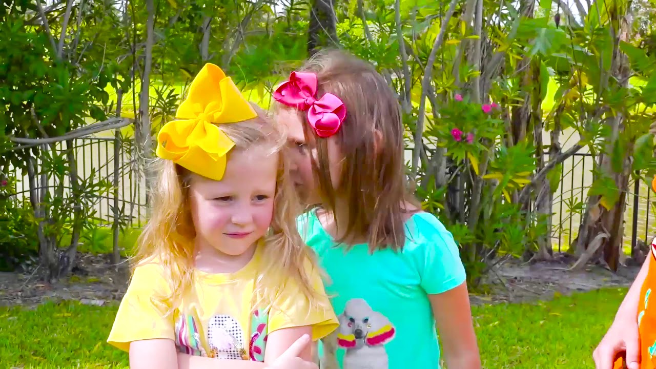 Max and Katy play with Like Nastya and daddy - YouTube