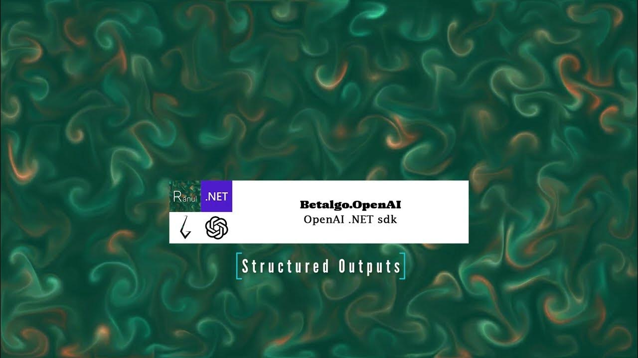 Betalgo.OpenAI Structured Outputs - YouTube