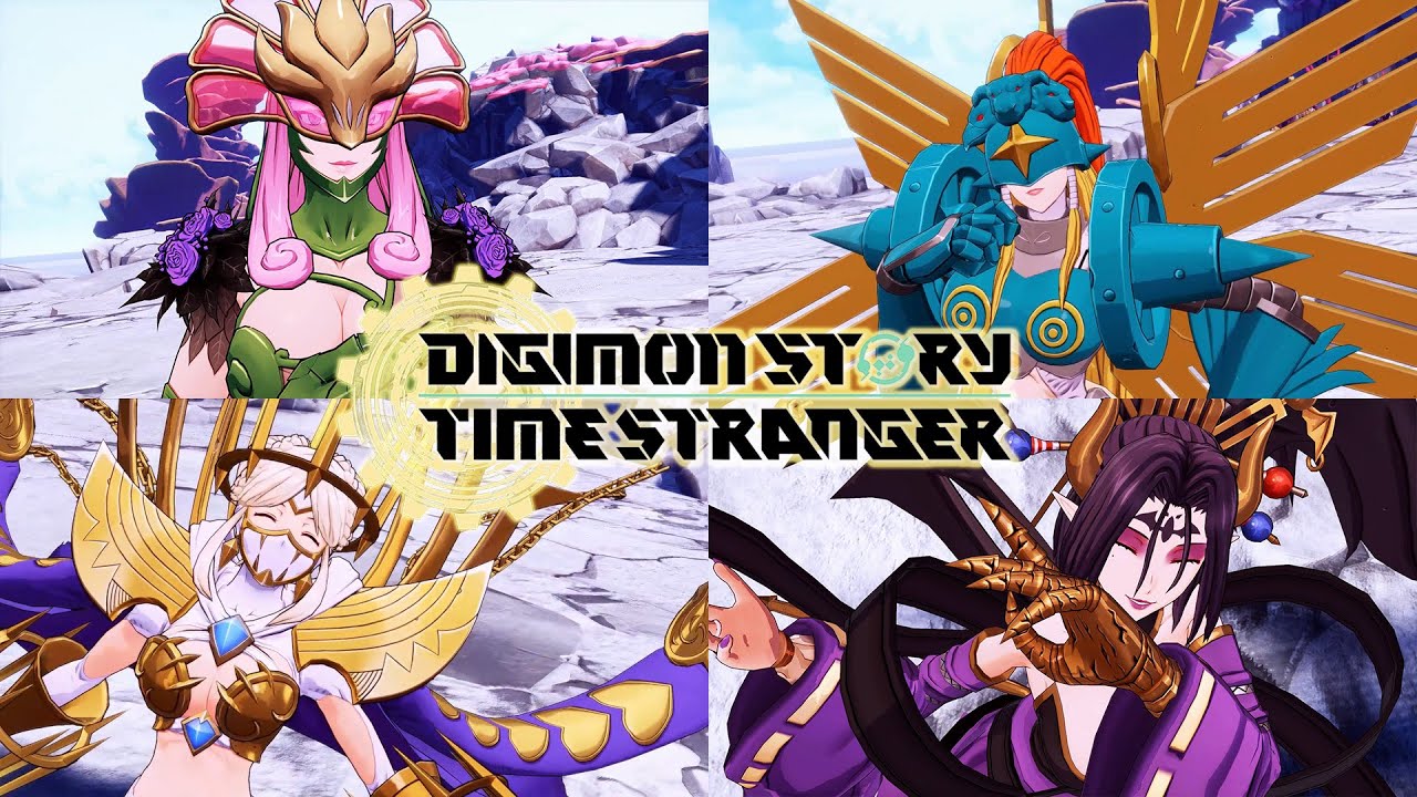 All Goddess & Mature Lady Look Digimon - Special Skill & Win Screens in ...