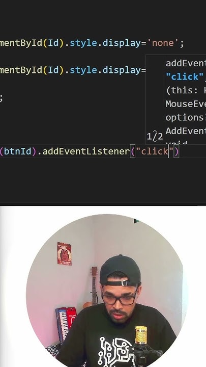 π―π€ Adicionando Eventos Em Javascript Shorts Javascripttutorial Programming Javascript