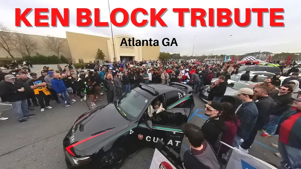 Ken Block Memorial Rally - Super Cars and Sports Cars of Atlanta - YouTube