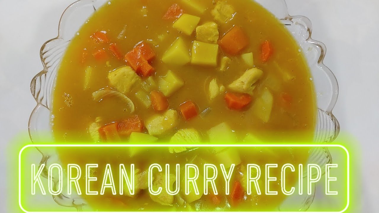 Korean Style Curry Recipe - YouTube