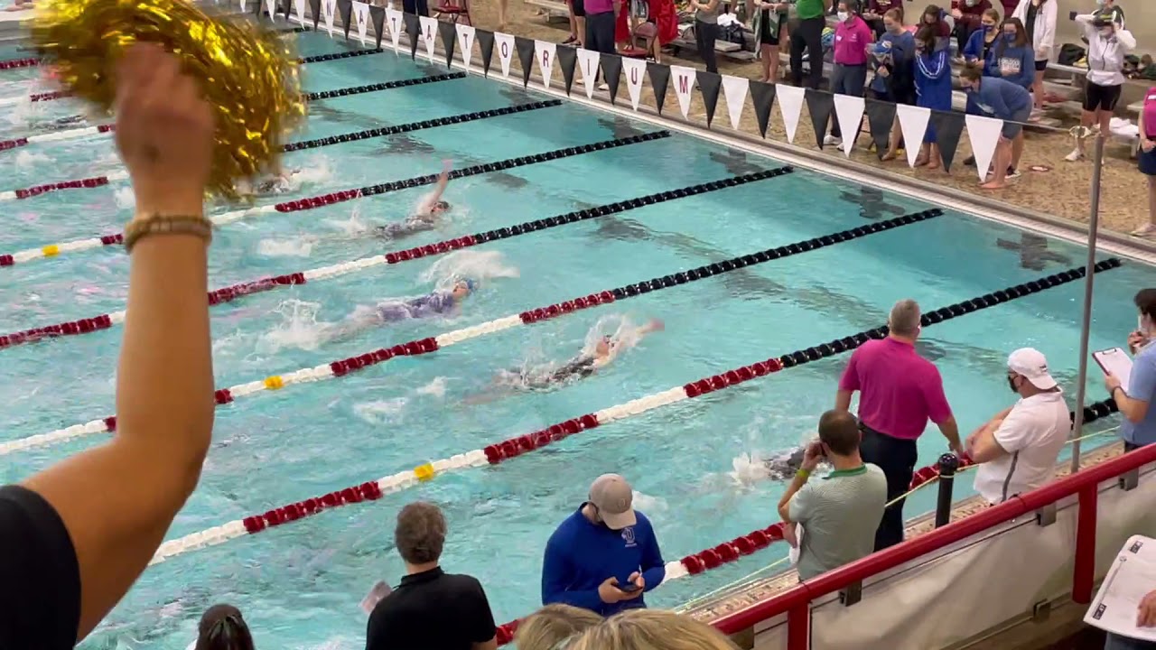 Hope Schimming Ohio State Meet Canton 2021 100 Back Lane 2 - YouTube