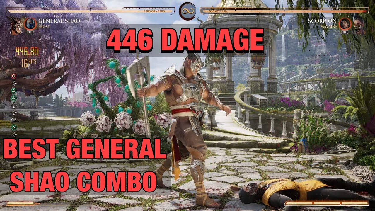 MK1 Best General Shao Combo - YouTube