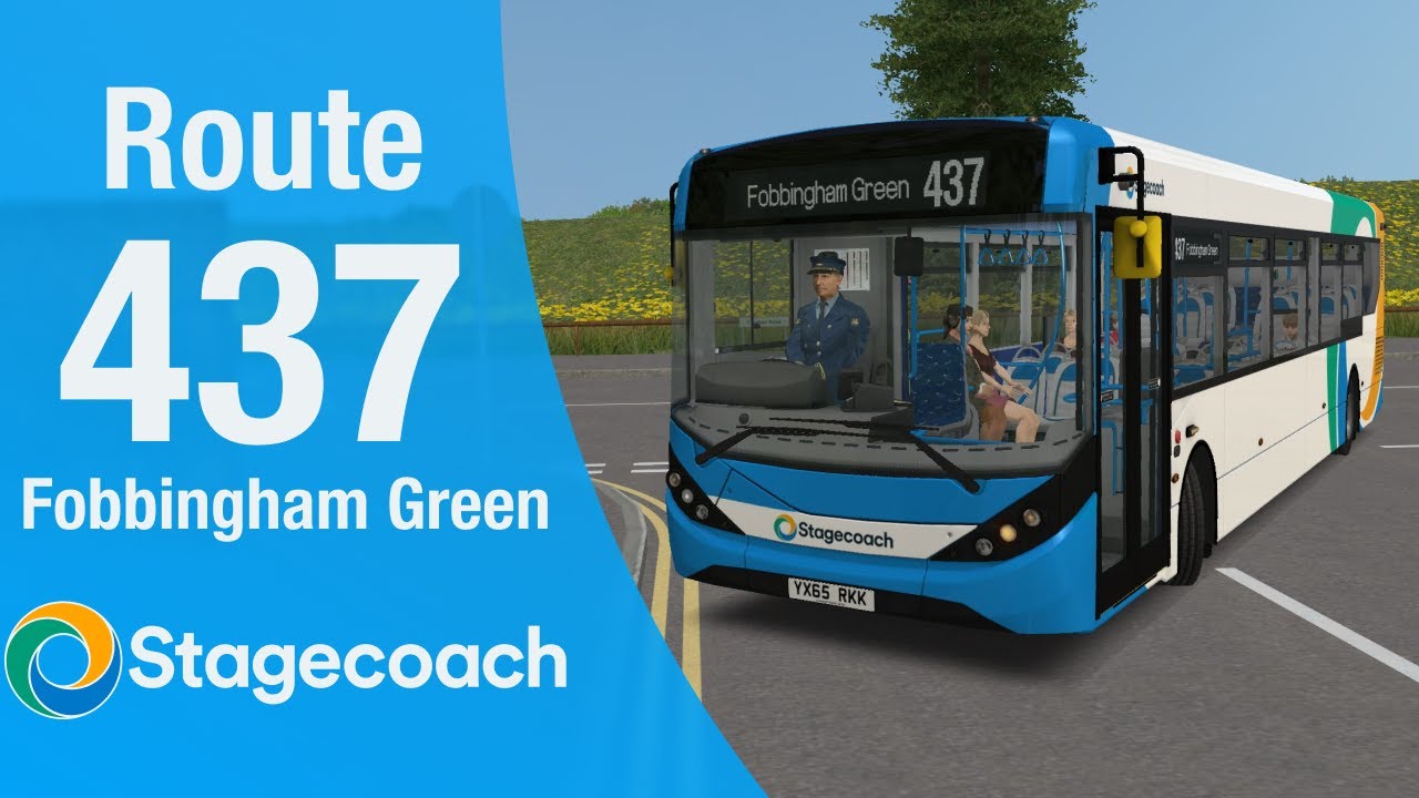 Omsi 2 Bowdenham V5 | 437 to Fobbingham Green - YouTube
