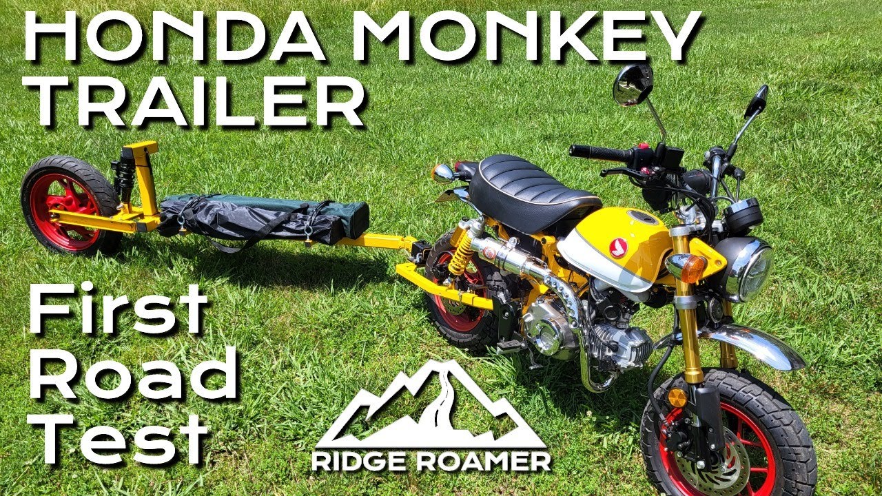 Honda Monkey Trailer - First Road Test - Project Monkey Tail, Part 3 ...