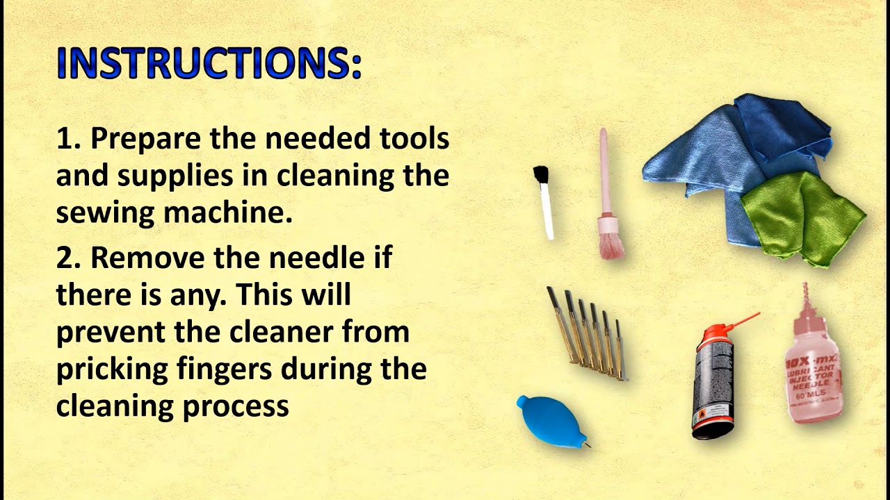 Care of Sewing Machine - YouTube