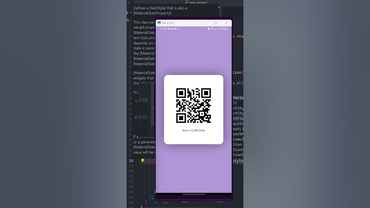 📱stack Qr Code Card Shorts Flutter Flutterdeveloper Smartphone Ios Fluttertutorials Youtube 