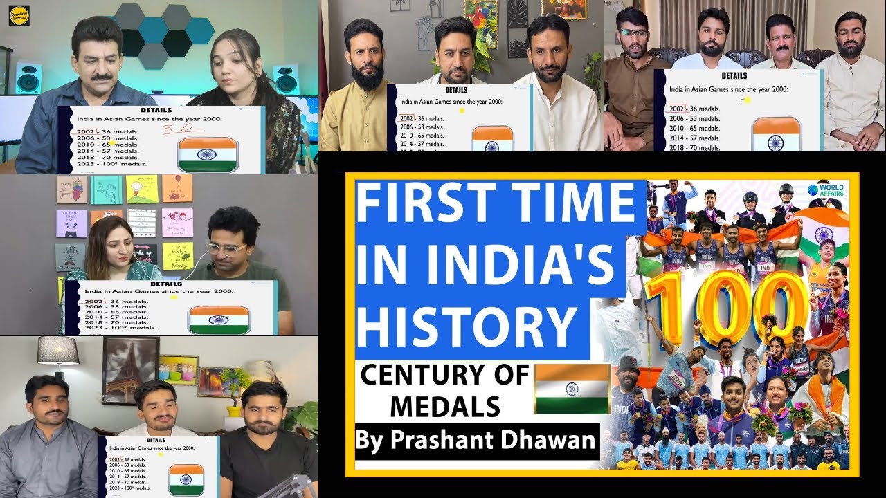 FIRST TIME IN INDIA'S HISTORY 100 MEDALS at the Asian games | Century ...