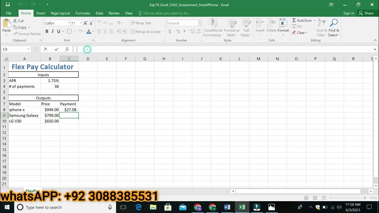 Exp19_Excel_Ch02_ML2_SmartPhone | Excel Chapter 2 Mid-Level 2 – SmartPhone - YouTube