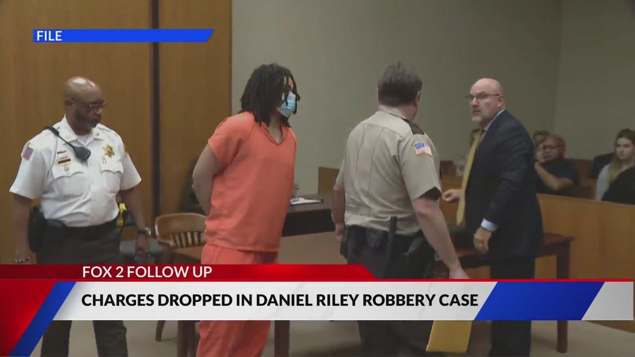 Charges dropped in Daniel Riley 2020 robbery case - YouTube