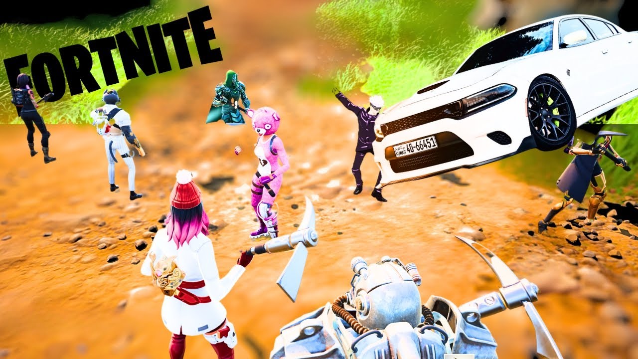 2# win they got a hellcat in Fortnite lmao insane end game battle just ...