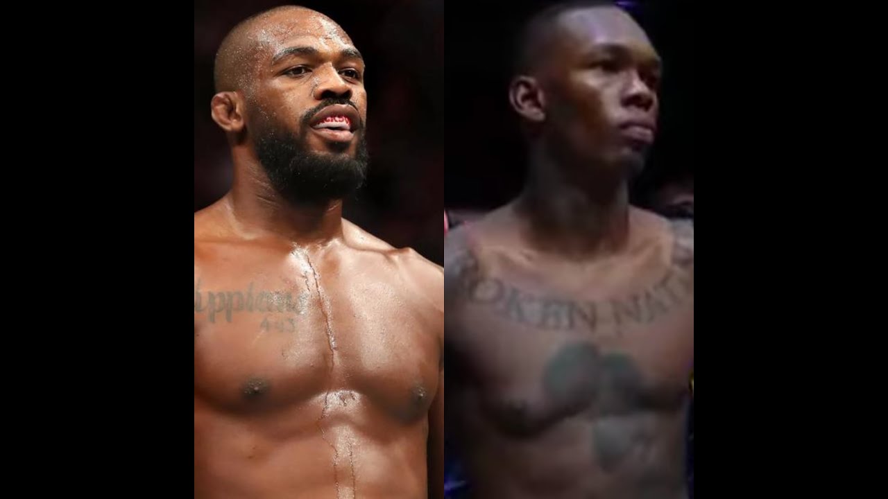 COMPARING JON JONES AND ISRAEL ADESANYA CHEST *NIPPLE* - YouTube