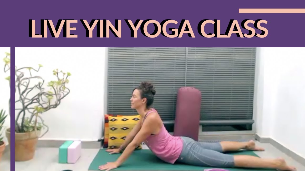 Live yin yoga class - YouTube