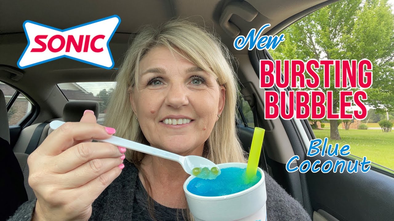 Sonic NEW Bursting Bubbles Review - Blue Coconut - YouTube