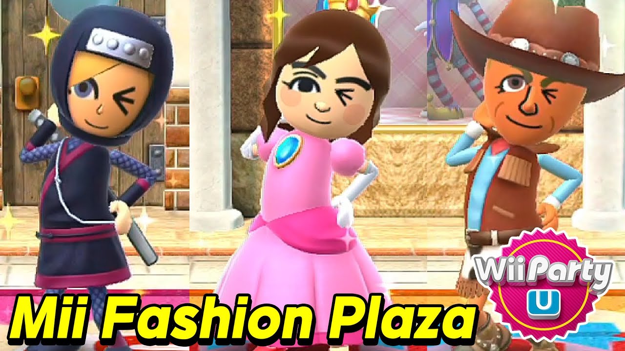 Mii Fashion Plaza gameplay Gameplay Rosalina vs Pavel vs Monica vs ...