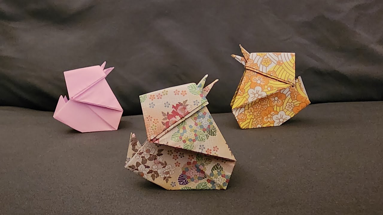 🐥 How to make a Baby Chick - an Origami Tutorial! 🐤 - YouTube