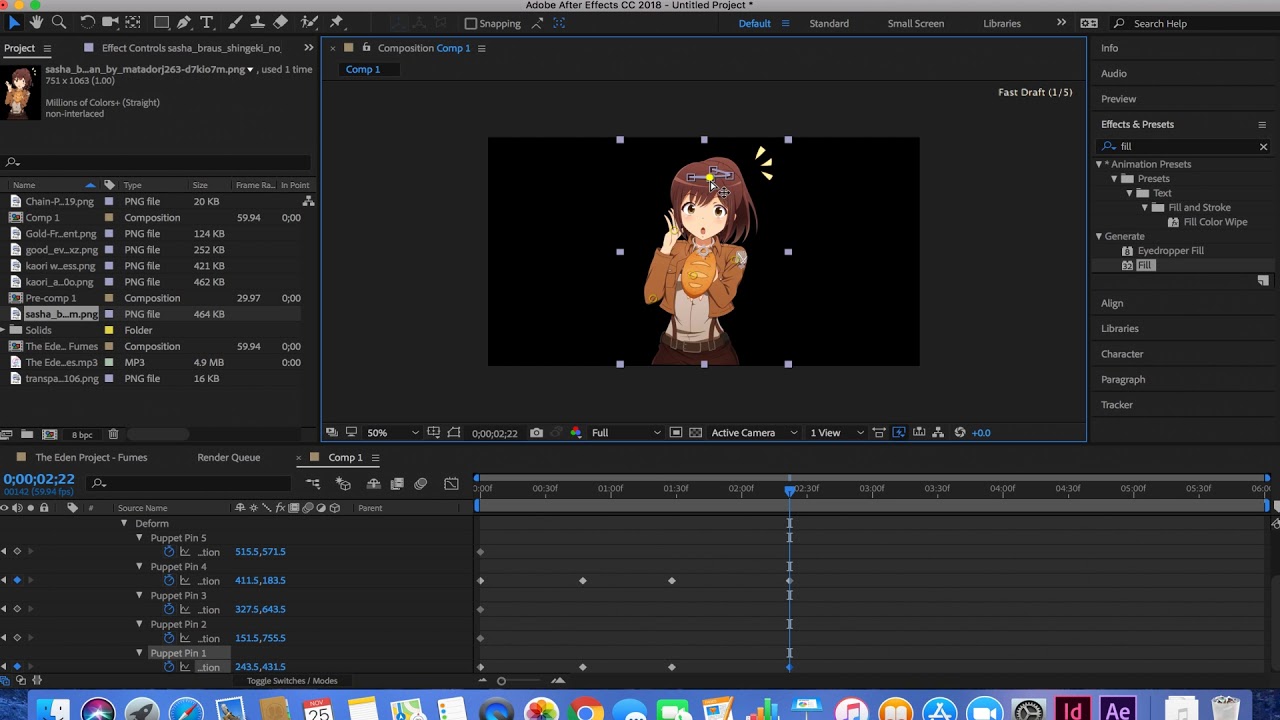 [AFTER EFFECTS TUTORIAL AMV] PIN PUPPET TOOL TUTORIAL - YouTube