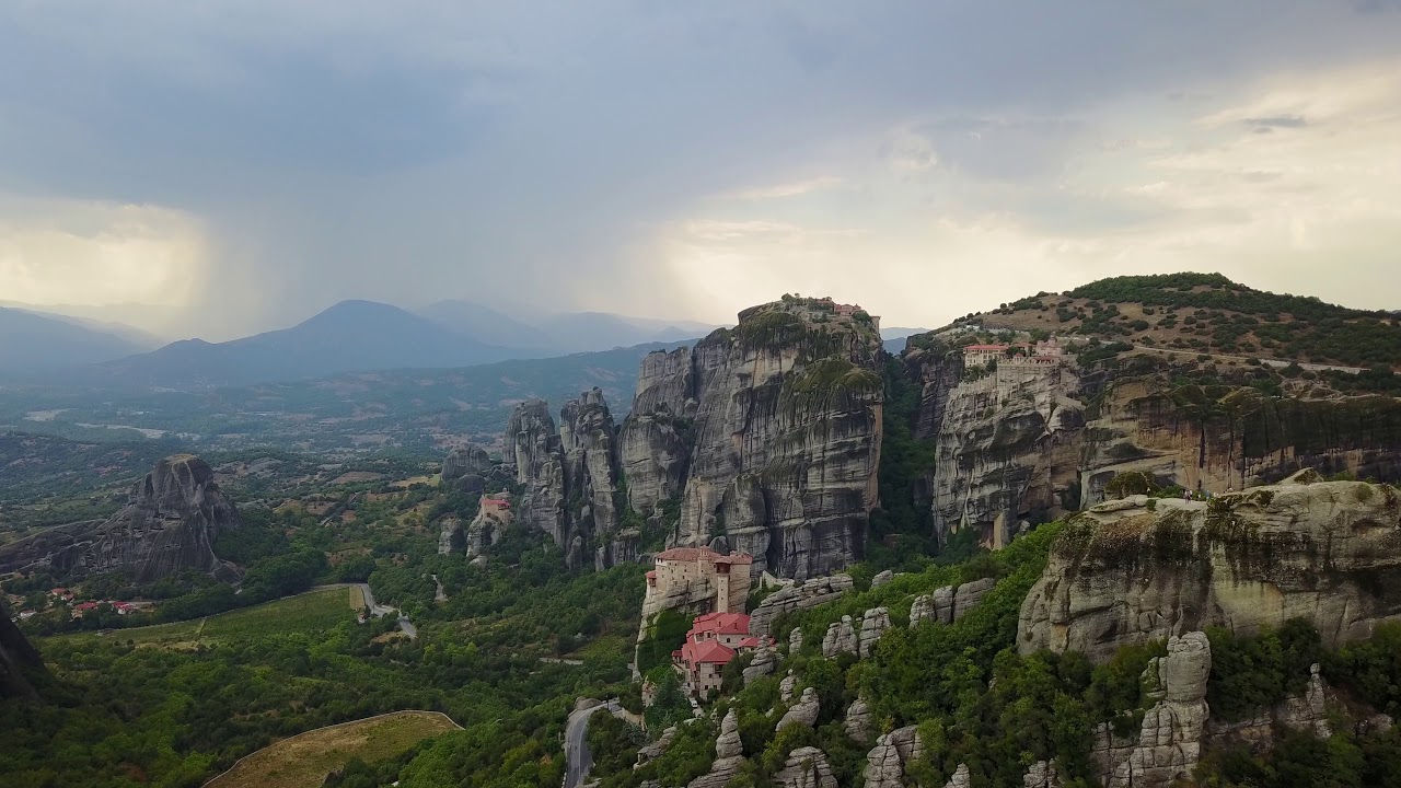 4K Video Flying over the Meteora - YouTube