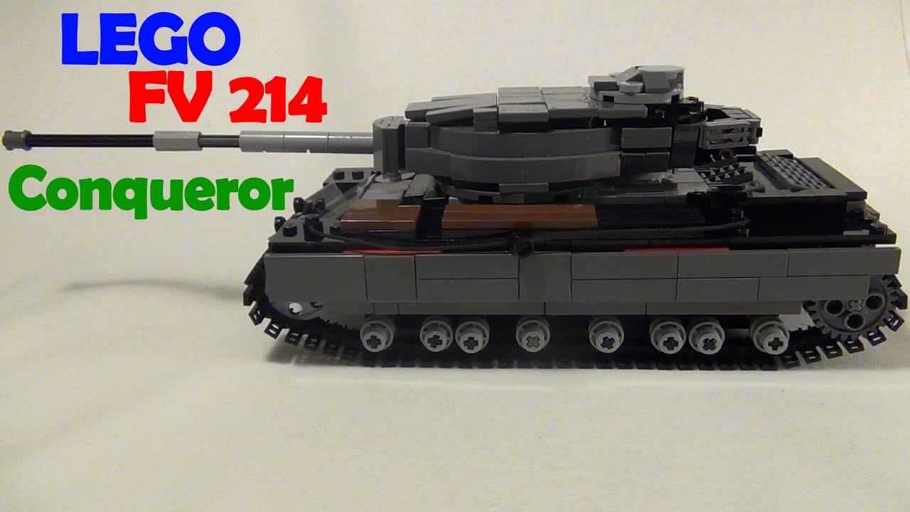 LEGO FV214 Conqueror [Lego Tank MOC] (reuploaded) - YouTube