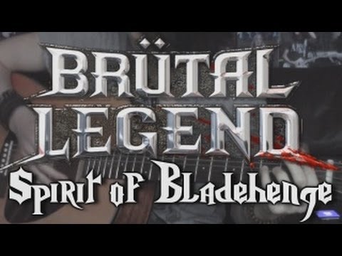 GUITAR STUFF: Brutal Legend - "Spirit of Bladehenge" guitar cover - YouTube