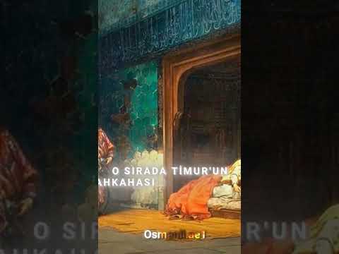 Allah bu dünyayı senin gibi bir körle benim gibi bir topala vermiş #timur #yıldırımbayezid #osmanlı