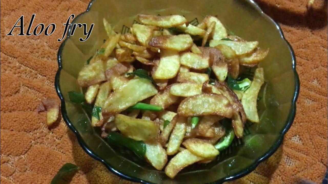 Aloo Fry Recipe/potato Fry/Priyanka Nethala - YouTube