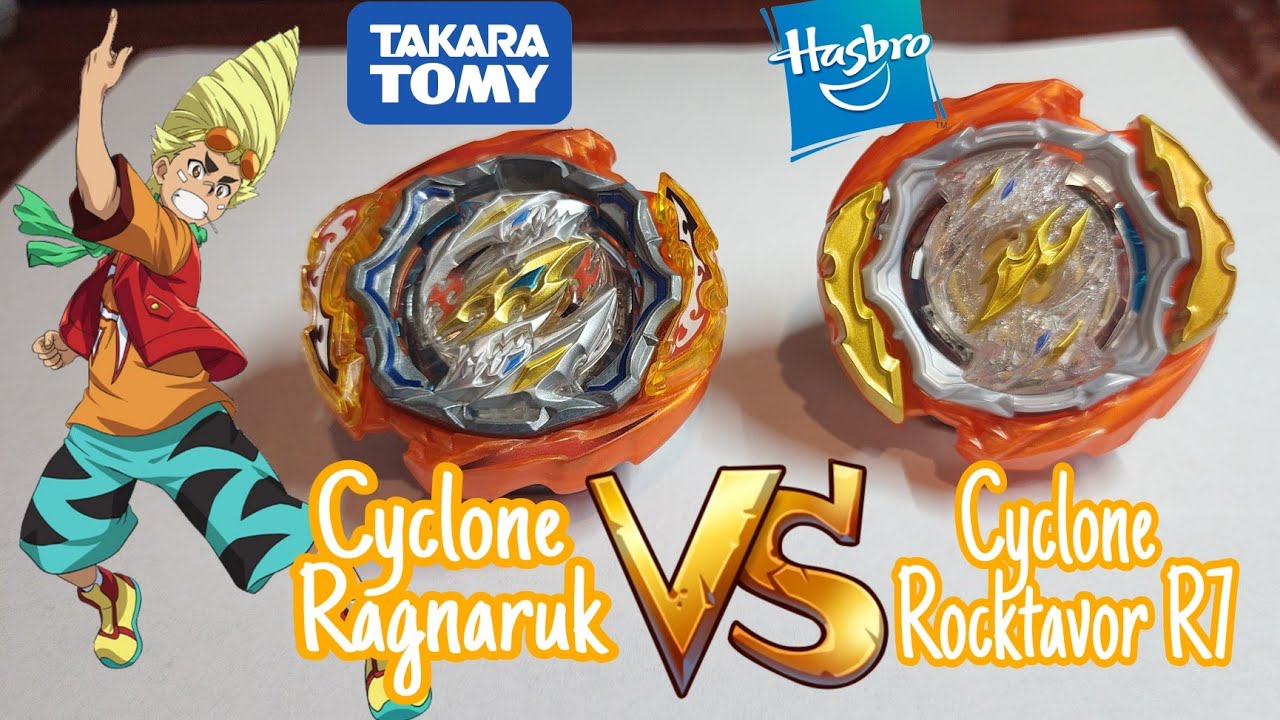 Cyclone Ragnaruk VS Cyclone Rocktavor R7/ Takara Tomy VS Hasbro ...