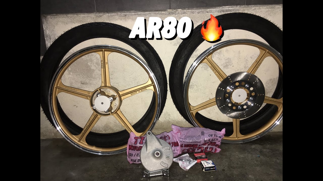 RESTORE LAGENDA 110 Z : PART 8 TUKAR RIM AR80 (baca description) ️ ️ ️ ...