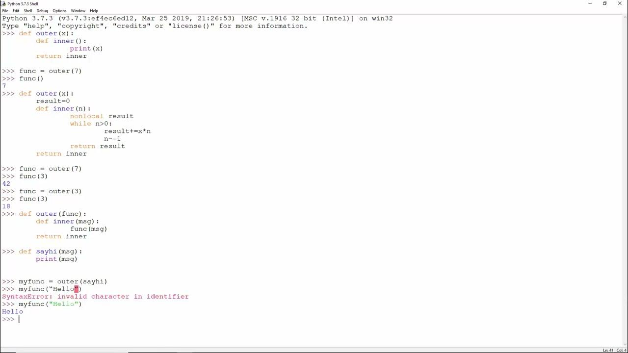 Python Closure Practical - YouTube