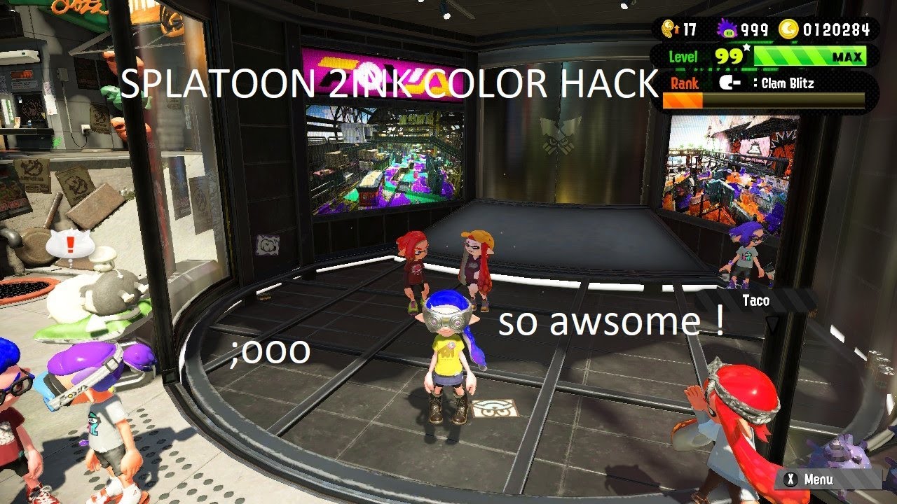 New Splatoon 2 Ink Color HACK ! - YouTube