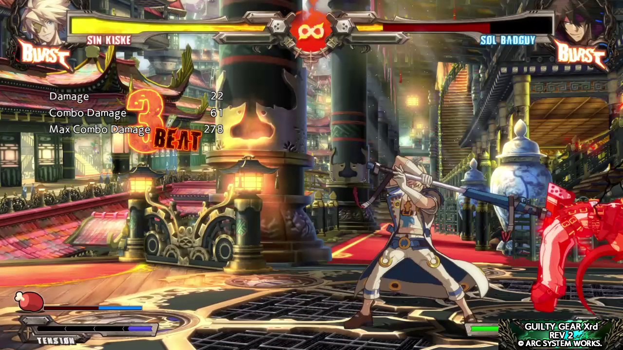 Guilty Gear Xrd REV 2 Sin combo reset = gg - YouTube