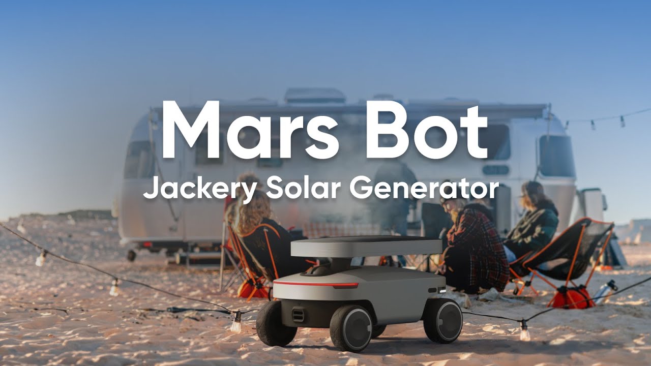 Jackery Solar Generator Mars Bot - YouTube